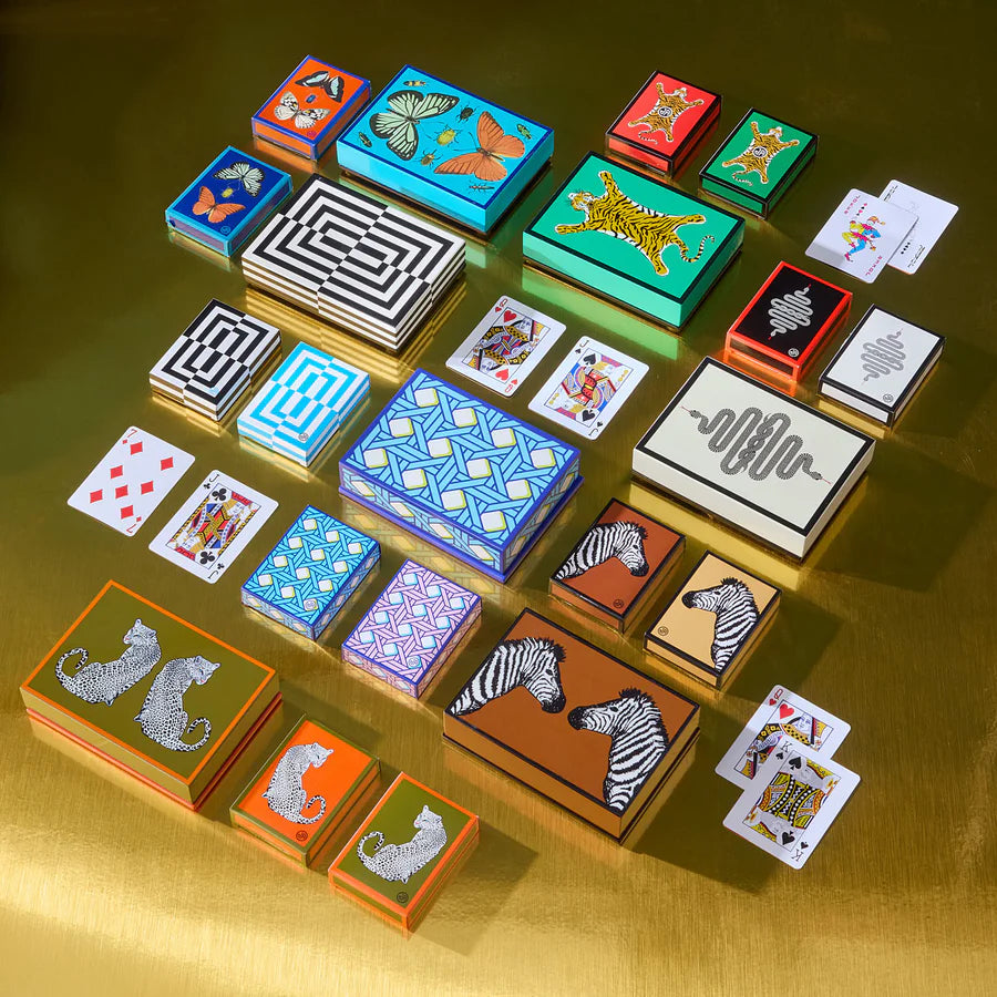 Buy Basketweave Card Deck Box – Stylish Card Storage with 2 Decks ...