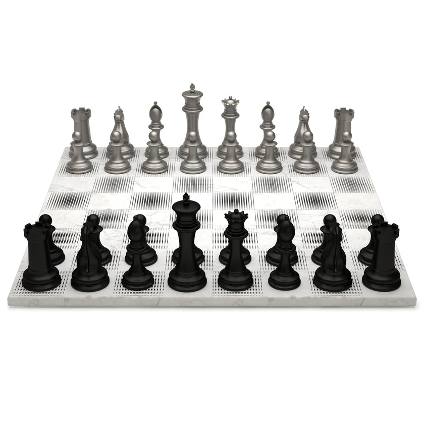 Buy Metal Chess Set White VS Black Staunton Edition – Playoffside.com