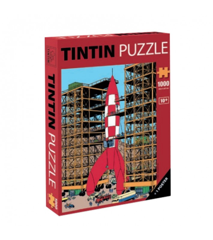 Tintin Rocket Puzzle 1000 Pieces with Poster Included – Playoffside.com