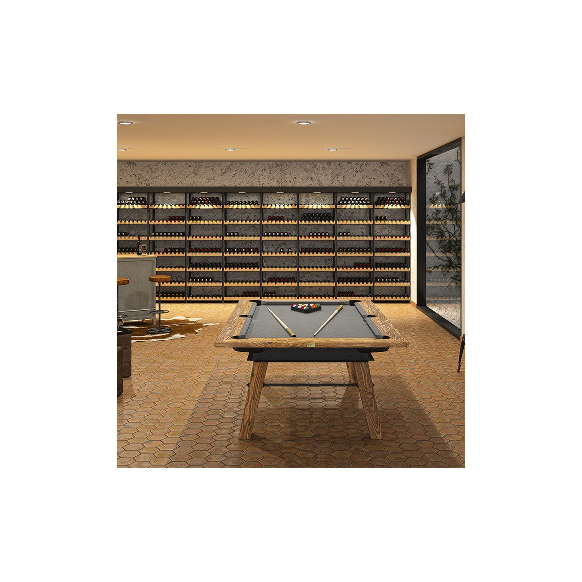 Interior Design Pool Table for Cottage, Chalet and Industrial Style ...