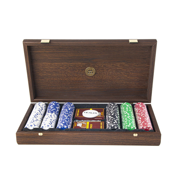 Luxury Poker Set Including Cards & Chips with Wooden Case – Playoffside.com