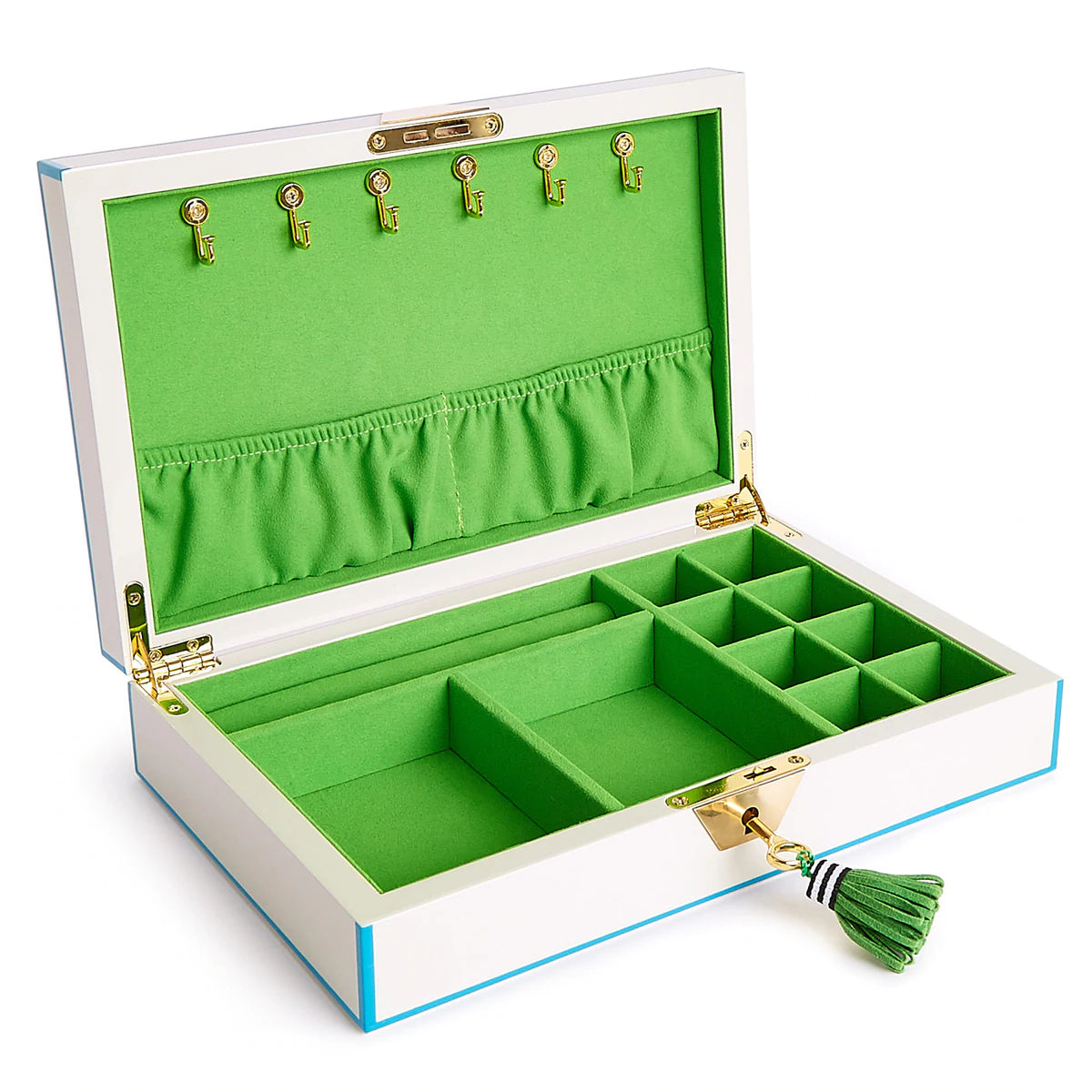 Jonathan Adler White Lacquer Jewelry Box – Playoffside.com